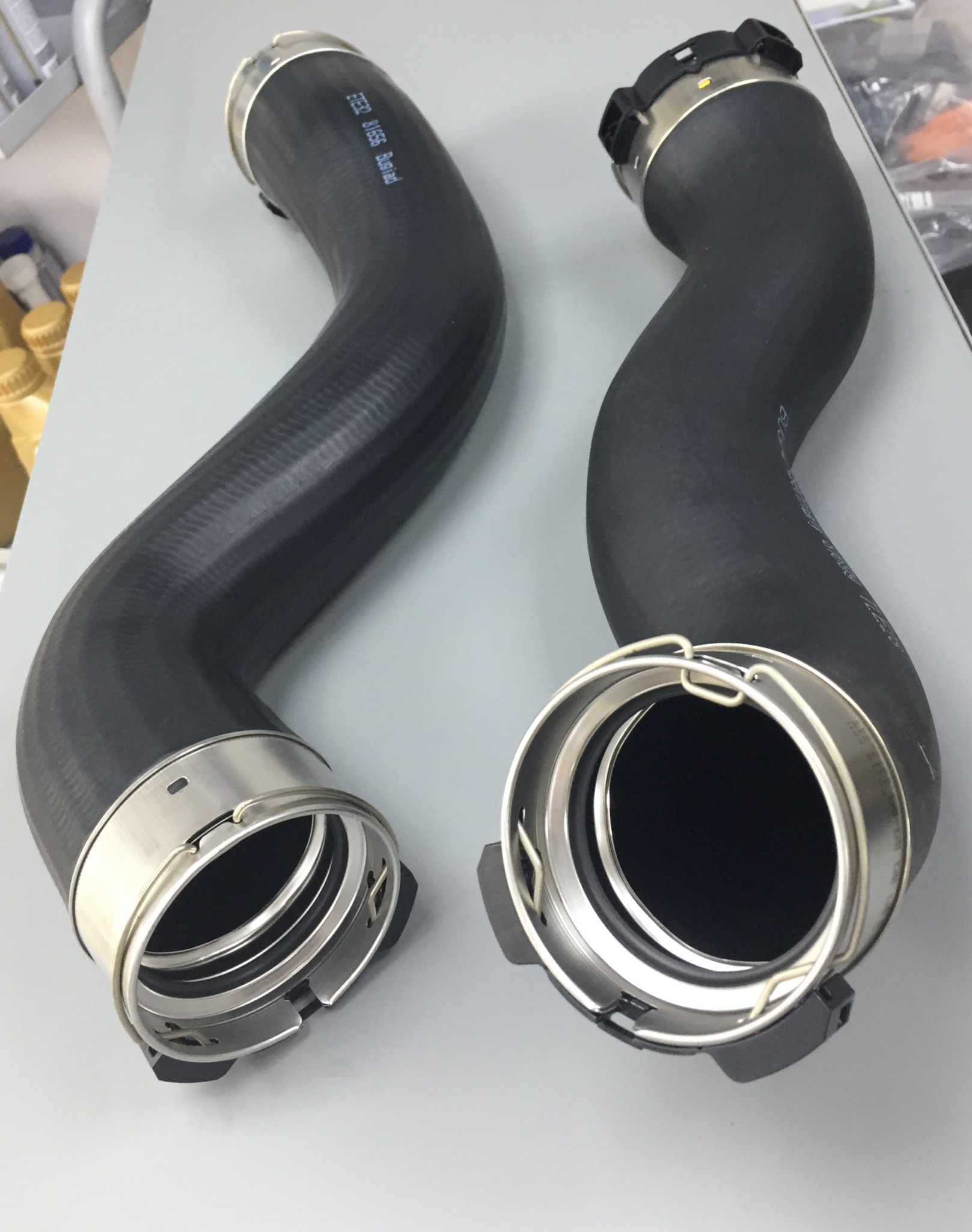 Mercedes om651 CHARGE AIR INTERCOOLER HOSE KIT A2125280882 A2125280000 ...