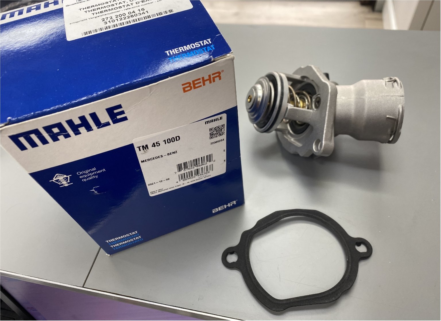 Mahle OM272 Petrol Engine Thermostat A2722000415 NEW from SPR Autos ...