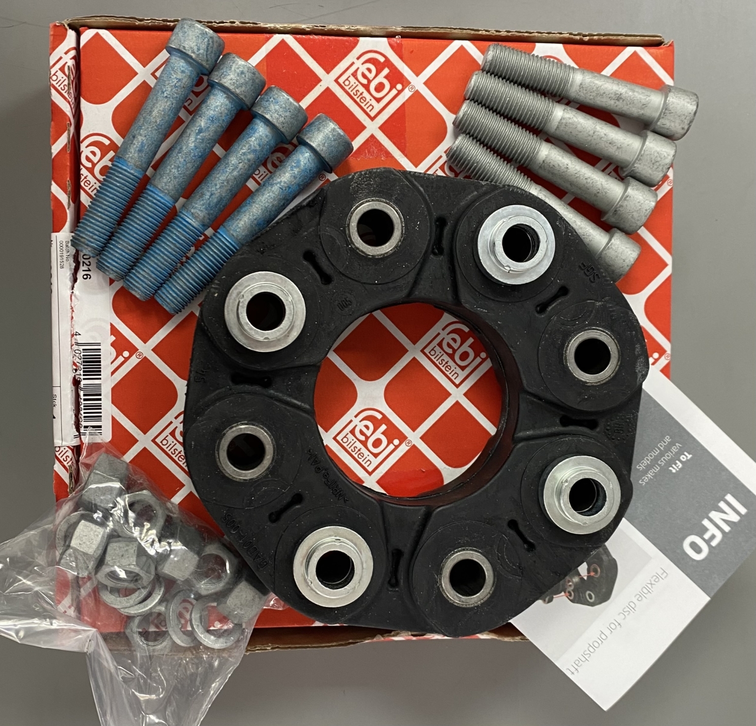 C63 prop coupling flex disc kit A0004111000 from SPR Autos, Mercedes ...