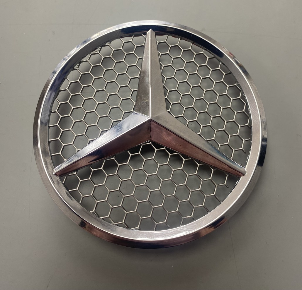 Mercedes m113 m156 replacement engine cover badge 80mm from SPR Autos ...